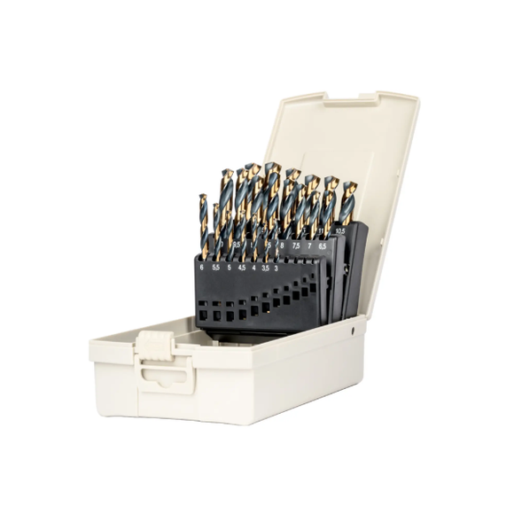 Dormer HSS Mechanics Length Drill Set - Bronze and Steam Tempered - Me ...