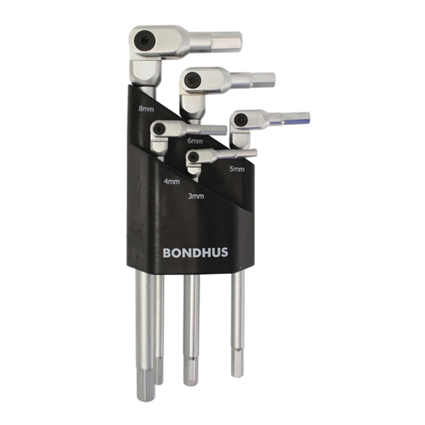 BONDHUS HexPro Pivot Wrench Metric Set (3mm - 8mm) - BON00025 - 12 Days ...