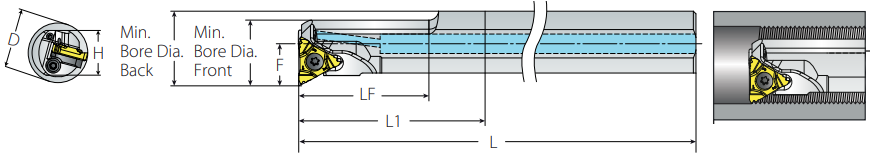 NVRC-2020-16DT - 20mm Internal R/H Threading Toolholder for 3/8" (16IR ...