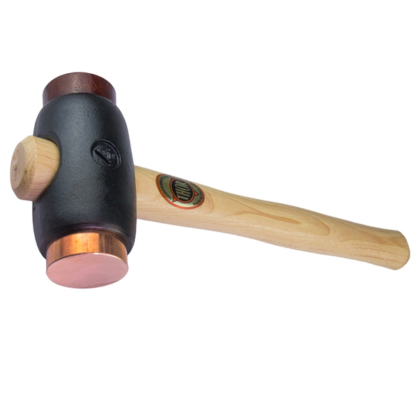 03-216 Size 4 Copper/Hide Hammer - Thor Hammer | EW Equipment Thor Hammer