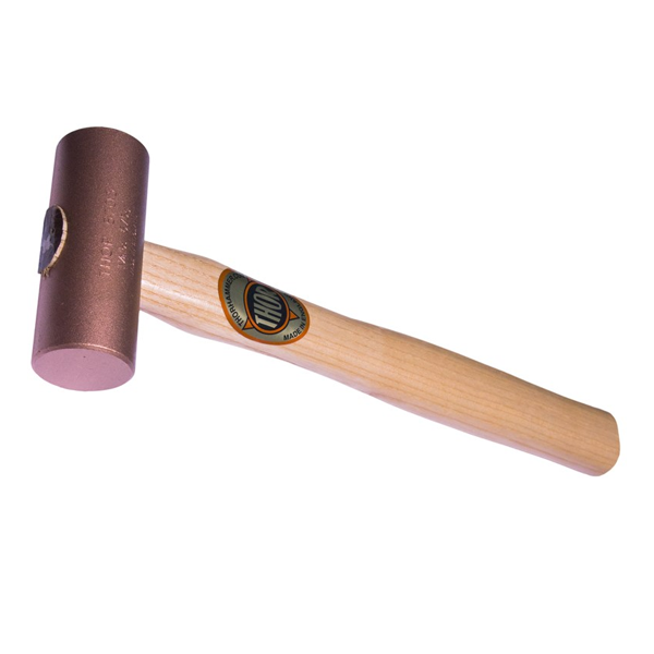 24-5703N Round Solid Copper Mallet Wood Handle (32mm Head Diameter ...