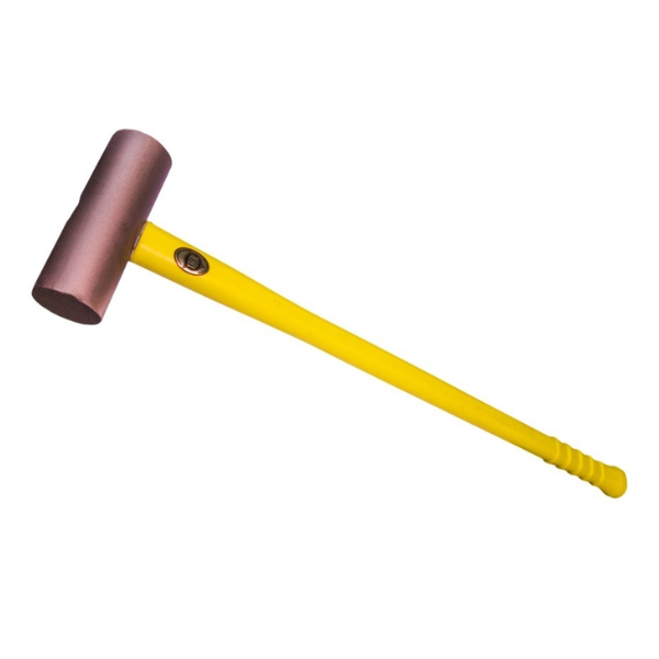 24-5715FG36 Round Solid Copper Mallet (70mm Head Diameter x 197mm Head ...