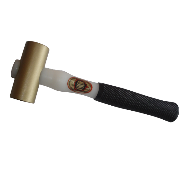 27-B703 Round Solid Brass Mallet Plastic Handle (32mm Head Diameter ...