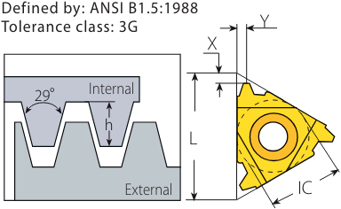 4ER6ACMEVTX External ACME RH Threading Insert VTX Grade - Vargus | EW ...