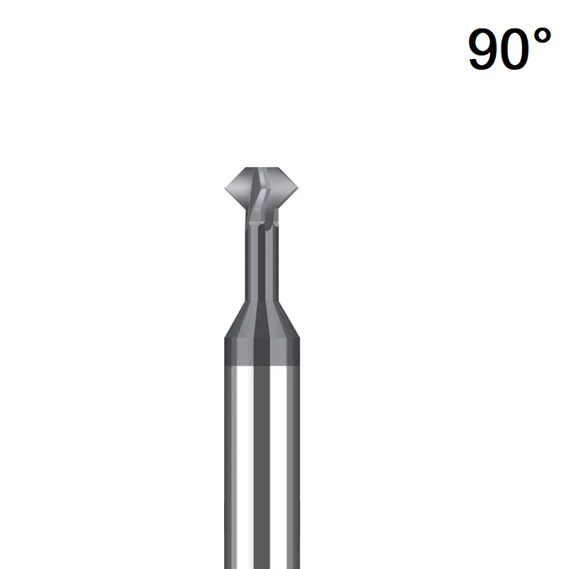 12mm 90° Front and Back Deburring Chamfer Mill - Solid Carbide ...