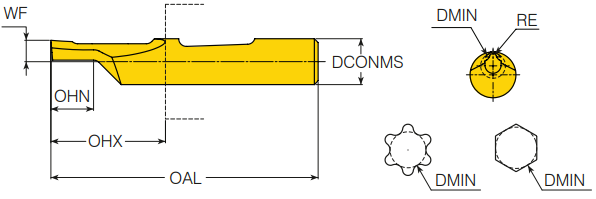 2.85mm micrObroach Torx Socket CNC Broaching Insert VBX - Vargus | EW ...