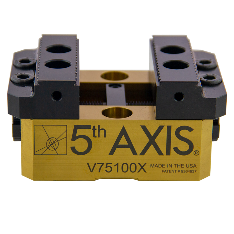 V75100X Self Centering Vice - 5th Axis | EW Equipment 5th Axis